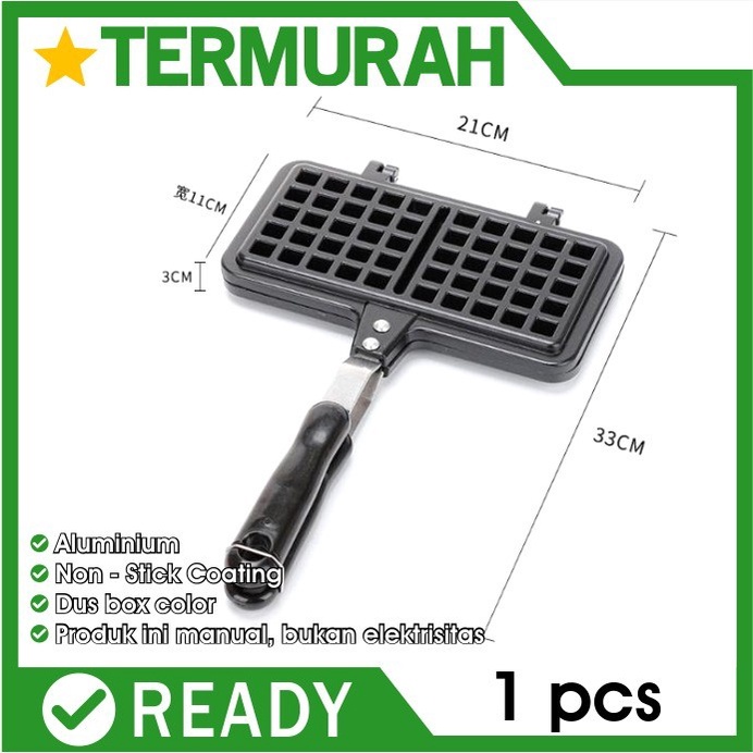 MESIN Waffle MACHINE WAFFLE Maker MACHINE WAFFLE MACHINE Non-Stick PAN ...