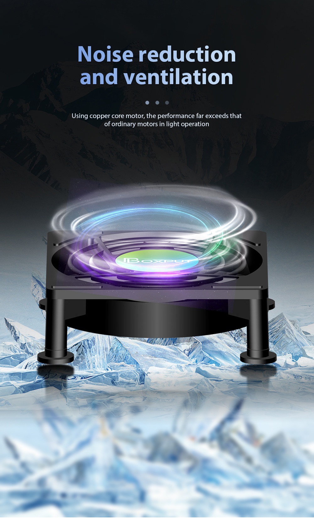 7200 min/r Mini Cooling Fan for Android TV BOX Set Top Box Wireless ...