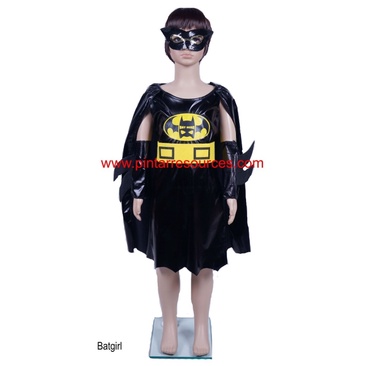 READY STOCK Cosplay Kids Children Batgirl Superhero Costume | Shopee ...