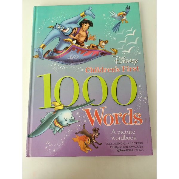 DISNEY Children's First 1000 Words picture wordbook | Shopee Malaysia