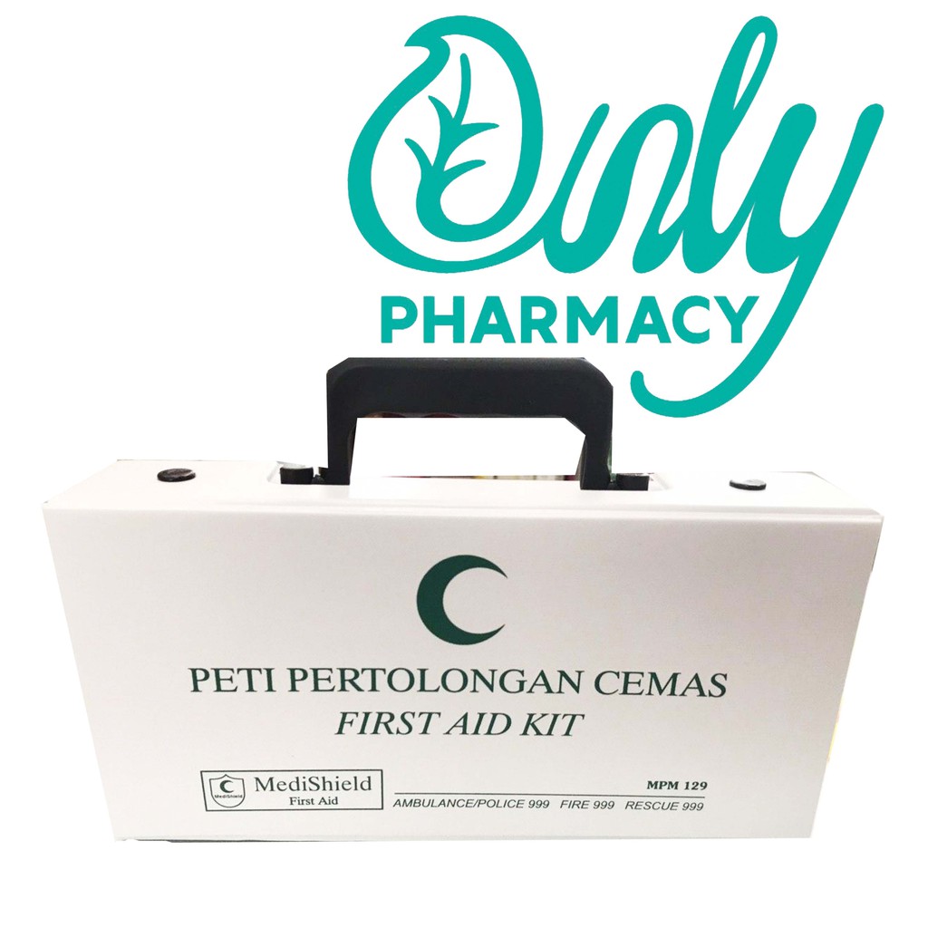MEDISHIELD FIRST AID KIT MPM 129 MEDIUM EQUIPPED OR EMPTY PERTOLONGAN ...