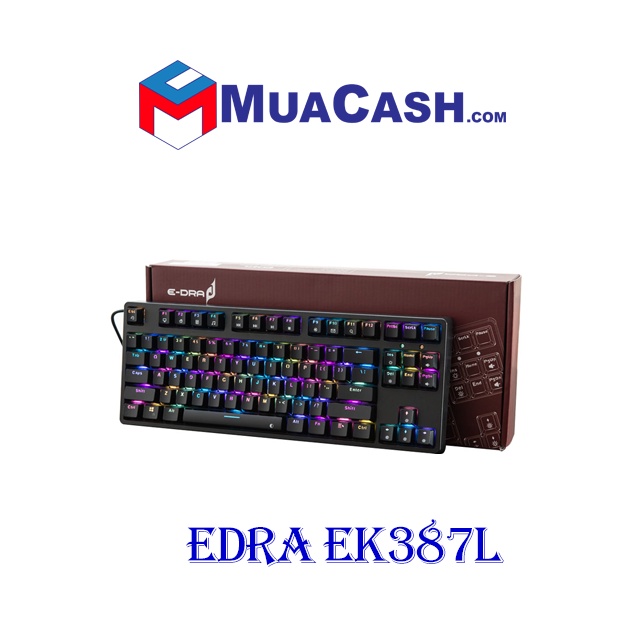 Edra EK387L Black office mechanical gaming keyboard | Shopee Malaysia
