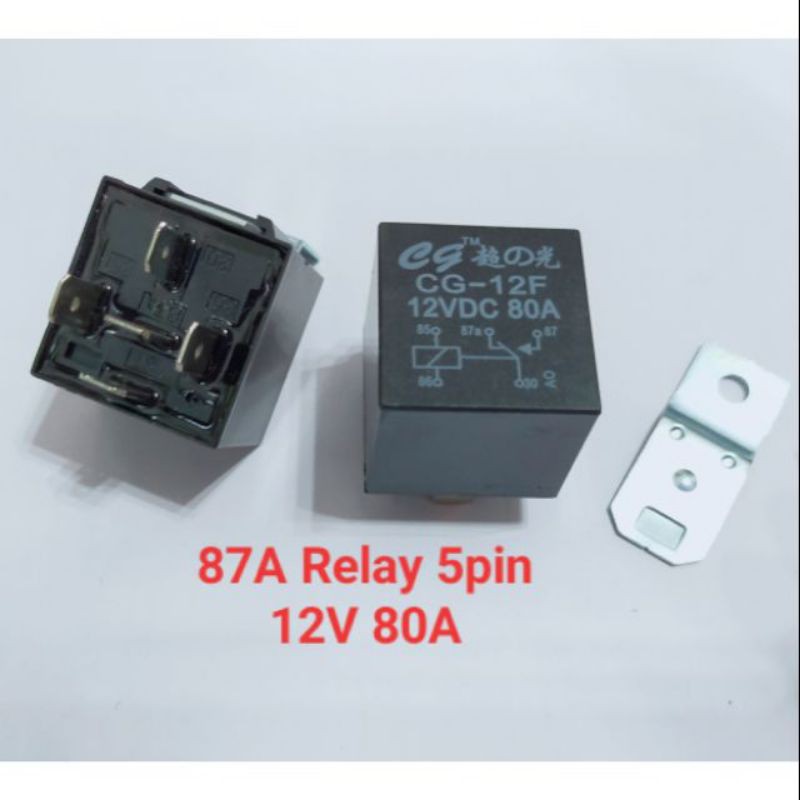 Relay 12V 5pin Car 12v 87A 5pin Relay 80A/ control Device | Shopee Malaysia