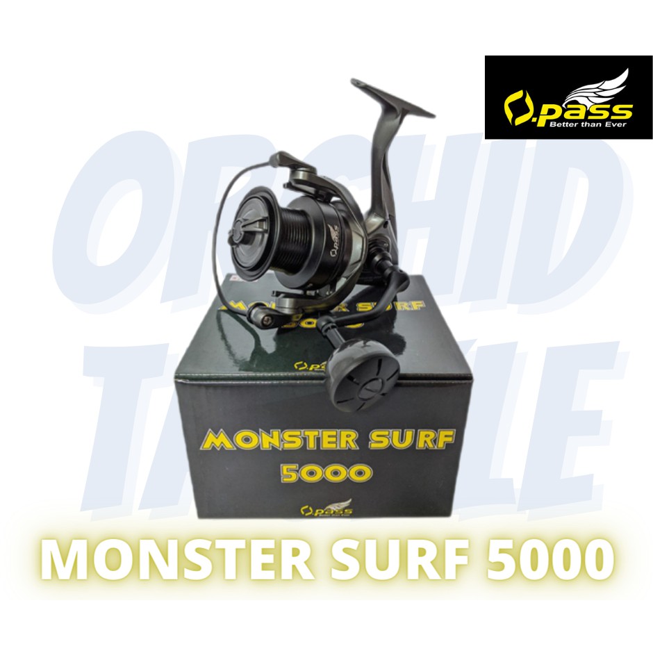 (NEW) OPASS MONSTER SURF 5000 SPINNING SURF REEL 😍 | Shopee Malaysia