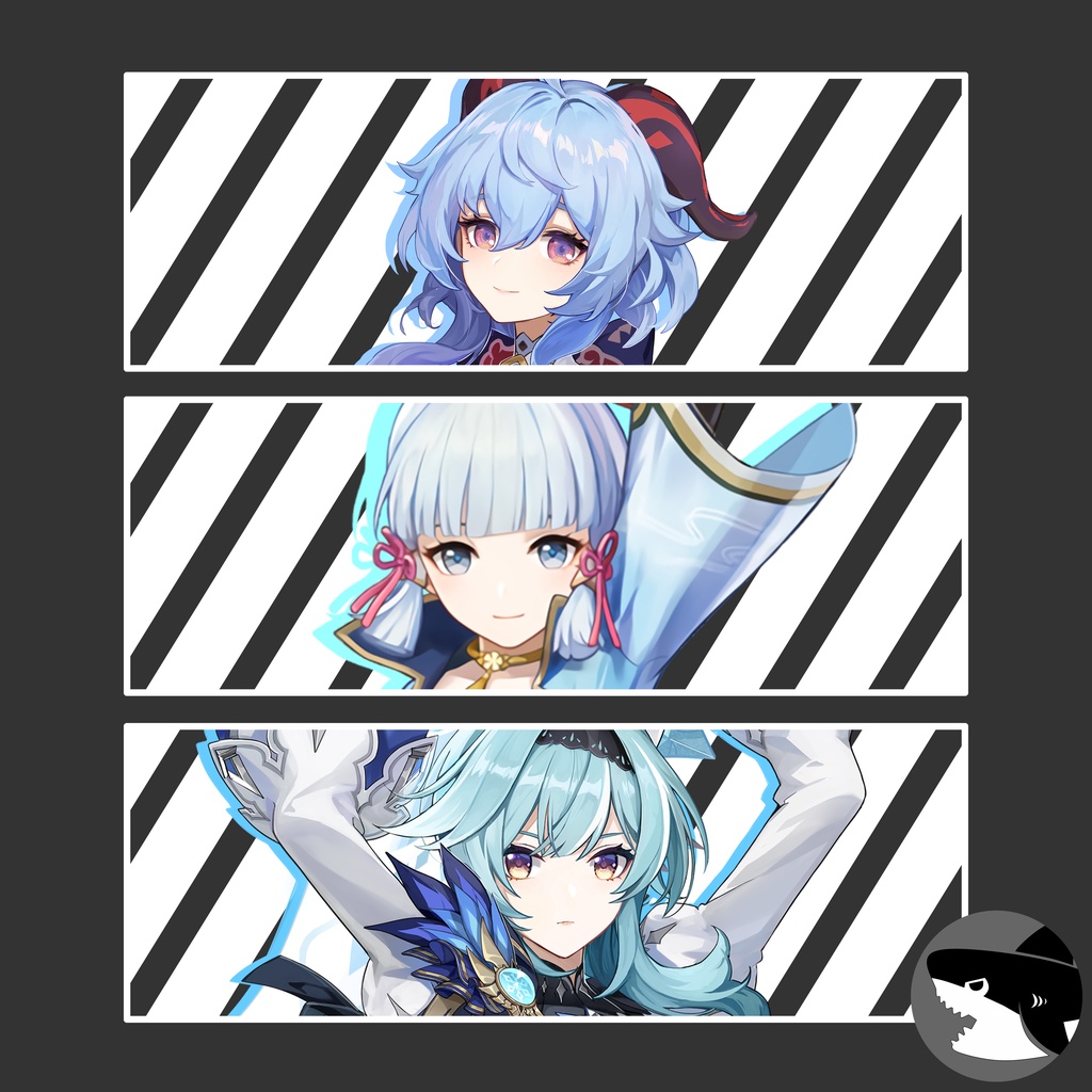 Genshin impact cyro series Instant Screen Printing dtf Ironing Screen ...