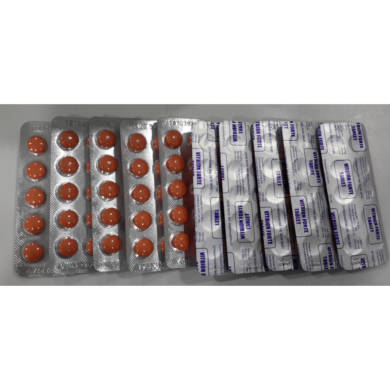 VITBION FORTE TABLET 10'S X 10 STRIPS/5STRIP | Shopee Malaysia