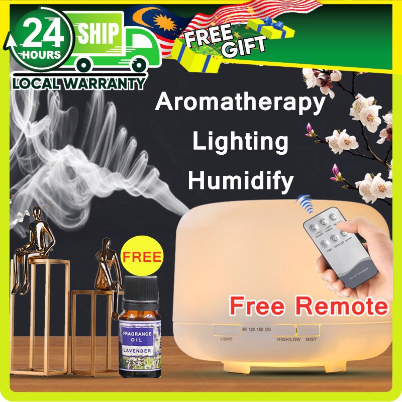 air humidifier FREE REMOTE Air Diffuser for Essential Oil Air Purifier ...