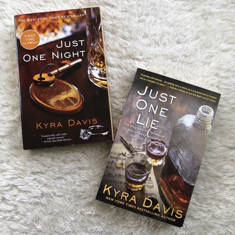(PRELOVED ENGLISH NOVEL) Just One Lie / Just One Night - Kyra Davis ...
