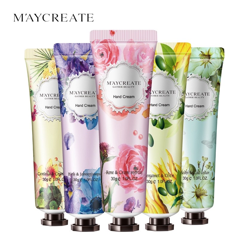 M'AYCREATE FLOWER SERIES HAND CREAMS & HAND LOTION MOISTURISING [ READY ...