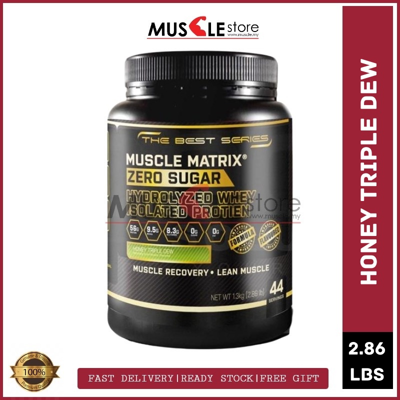 Halal Muscle Matrix Whey Protein 0.9kg 44 Serving Hydrolyzed Isolated ...