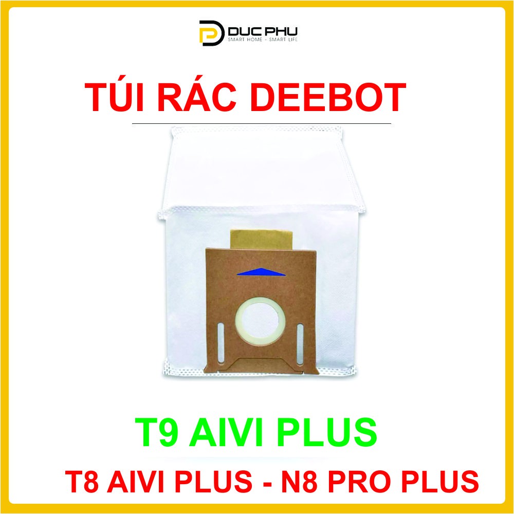 Trash bag for Deebot T8 Aivi Plus, T9 Aivi Plus, N8 Pro Plus, T9 Plus Robot automatic trash can ...