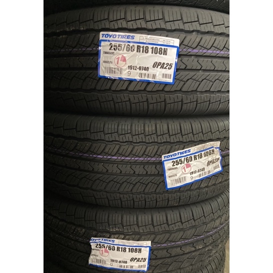 255/60R18 255 60 18 TOYO OPA25 Car Tyre Tire Kereta Tayar Wheel Rim 18 inch | Shopee Malaysia