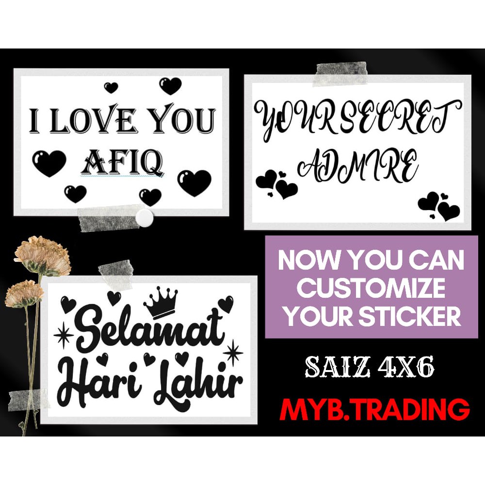 CUSTOM DESIGN BOBO AQUA BALLOON STICKER - SAIZ 4X6 INCH FOR 10 INCH ...