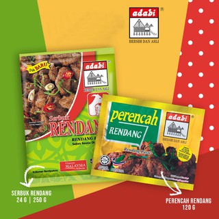 ADABI Perencah Rendang 120g | Shopee Malaysia