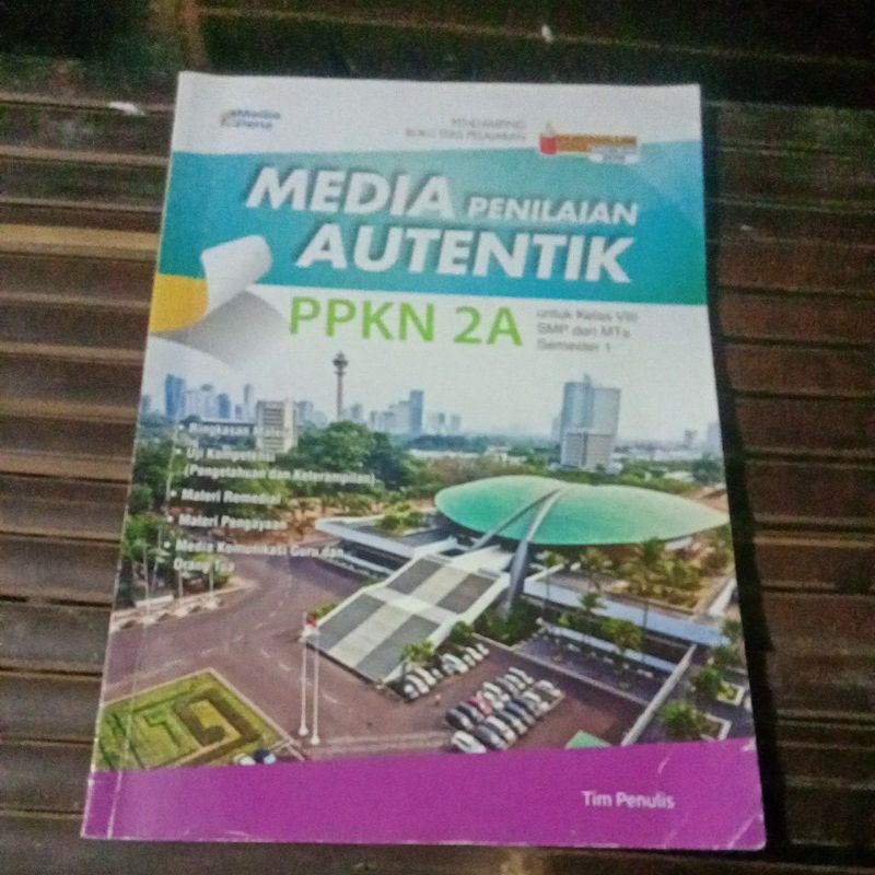 Ppkn 2A authentic assessment media book for junior high school | Shopee ...