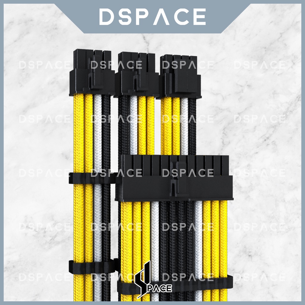 DSPACE MESH-X PSU Yellow Premium Sleeve Braided Extension Custom ...