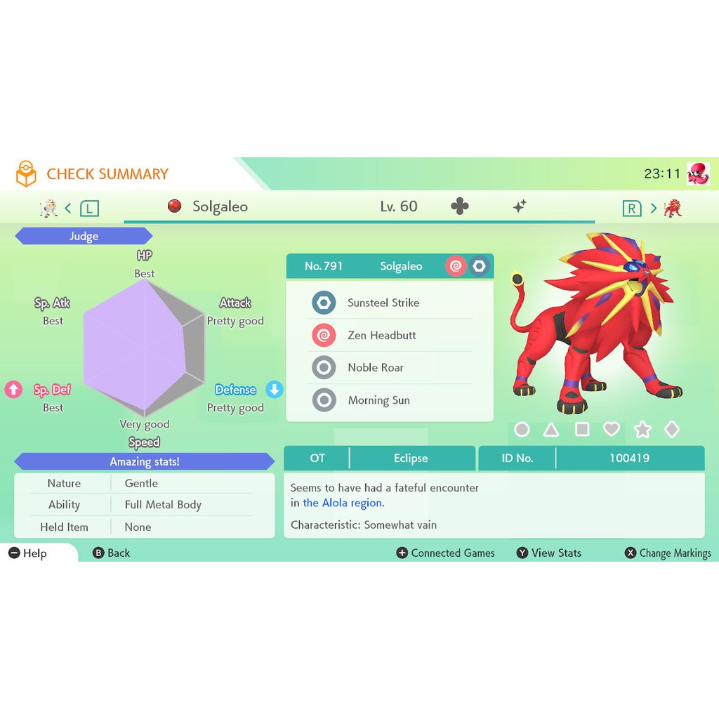 Pokemon Sword and Shield | Shiny Solgaleo | Shopee Malaysia