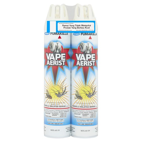 Fumakilla Vape Aerist 600ml Twinpack (CANNOT SHIP TO EAST MALAYSIA ...