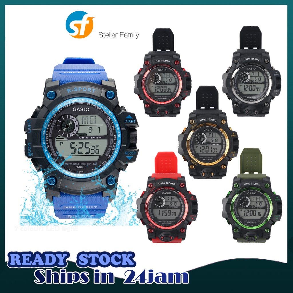NT Men's Watch Waterproof Premium Military Sport Digital Jam Tangan ...
