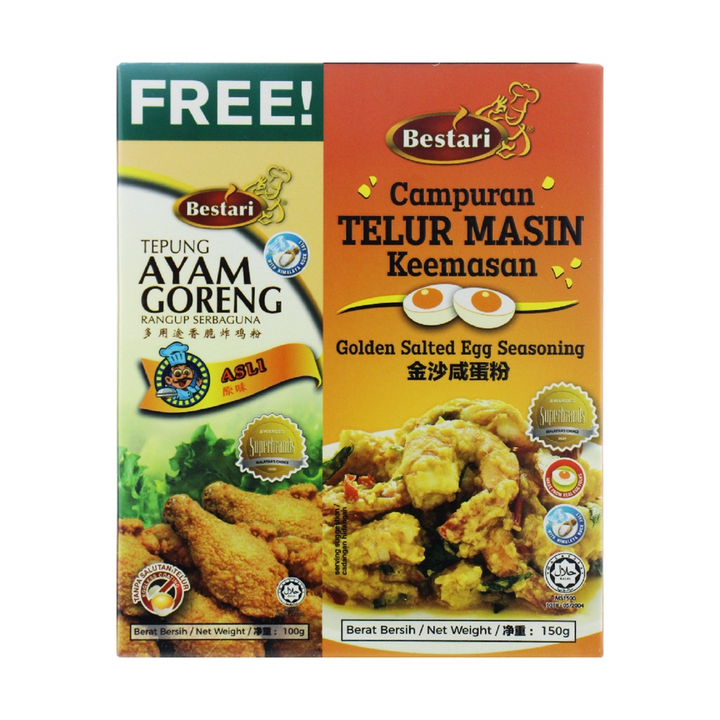 Bestari Golden Salted Egg Powder (150g) | Shopee Malaysia