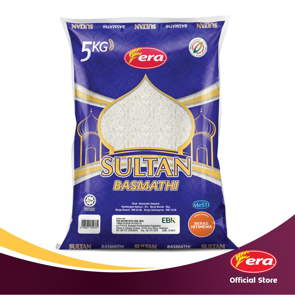 Era Sultan Basmathi Rice 5kg | Shopee Malaysia