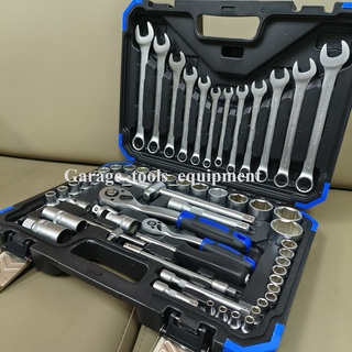 Original CR-V 61Pcs Box Socket Set | Combination Wrench Set | Spanner Set | Tool Set 1/4" | 1/2 ...