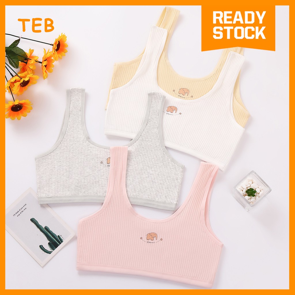 (9-14 yrs) Alicia’s Secret Teen Camisole Bra with Elephant Design | Bra ...