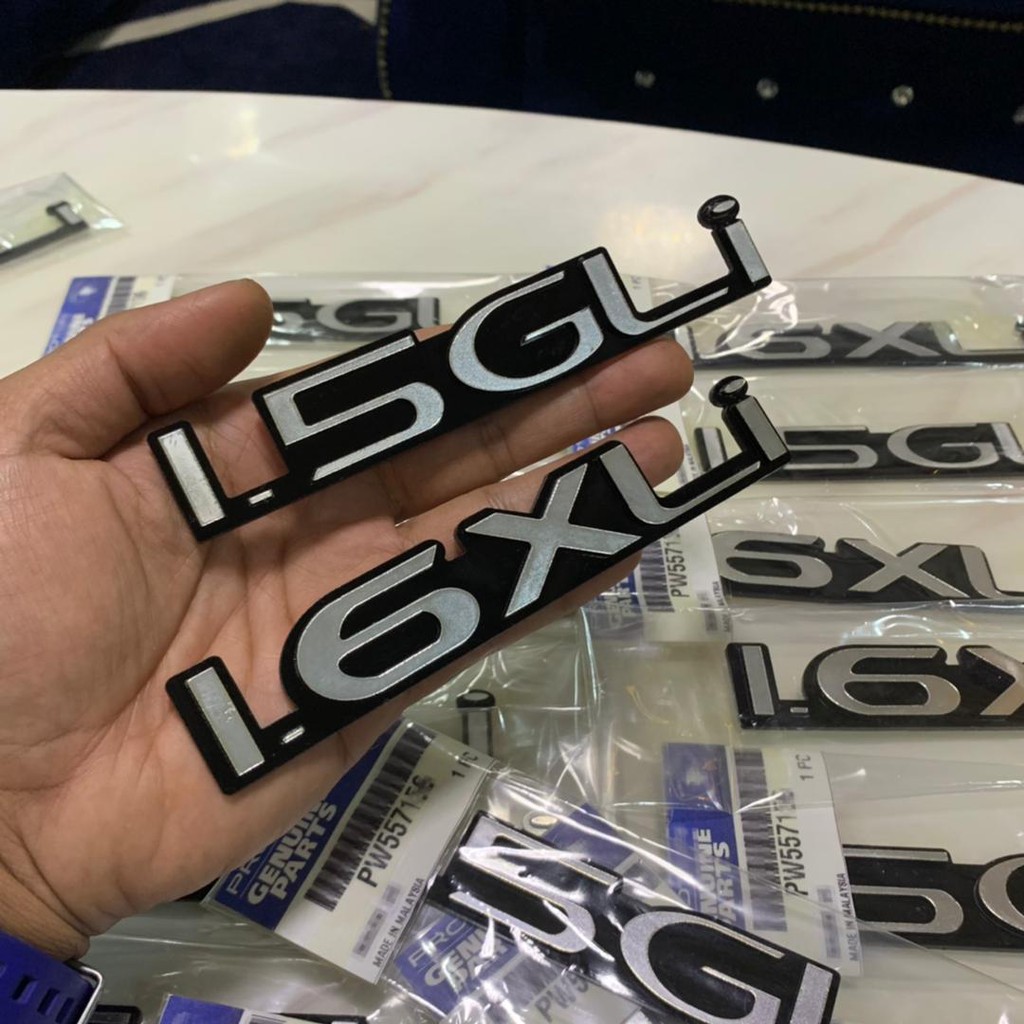 Emblem 1.5 gli/emblem 1.6 xli/emblem wira/emblem proton wira/sticker ...