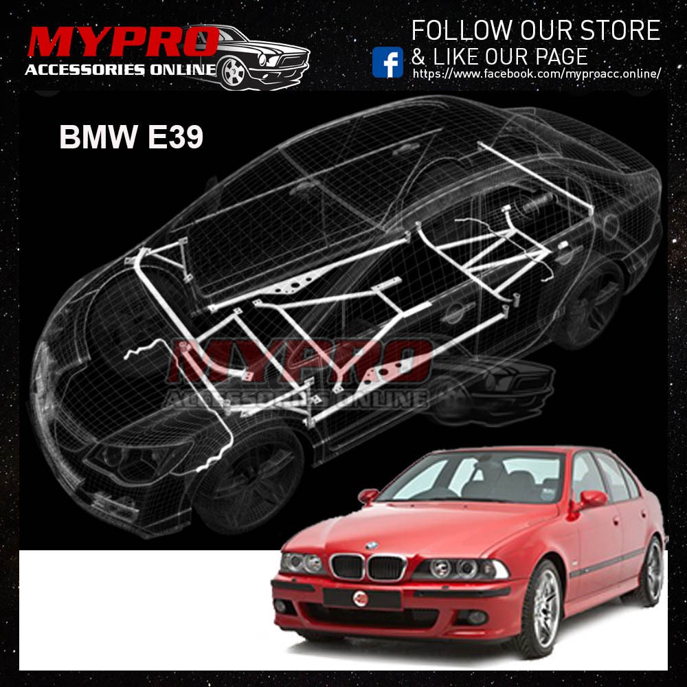 BMW E39 (M5) 4.9 V8 '98-'03 (2WD) 100%Original Ultra Racing Bar (FULL ...