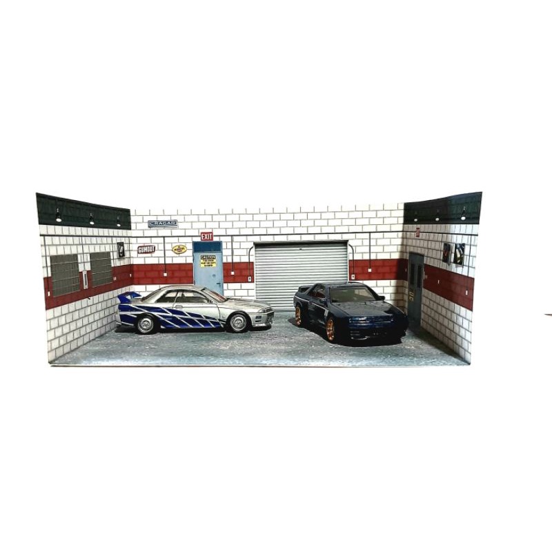 Diy 1:64 scale papercraft garage Diorama part 7 | Shopee Malaysia