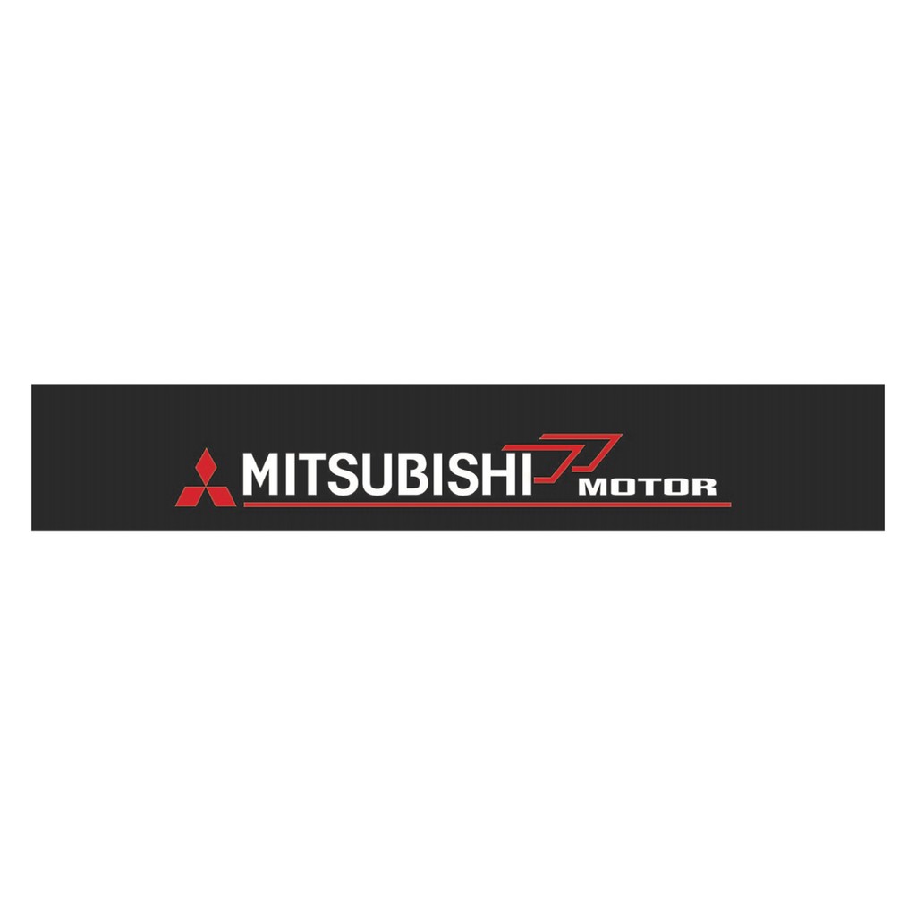 MITSUBISHI MOTOR Front Windshield Sticker / Sticker Tampal Cermin Depan ...
