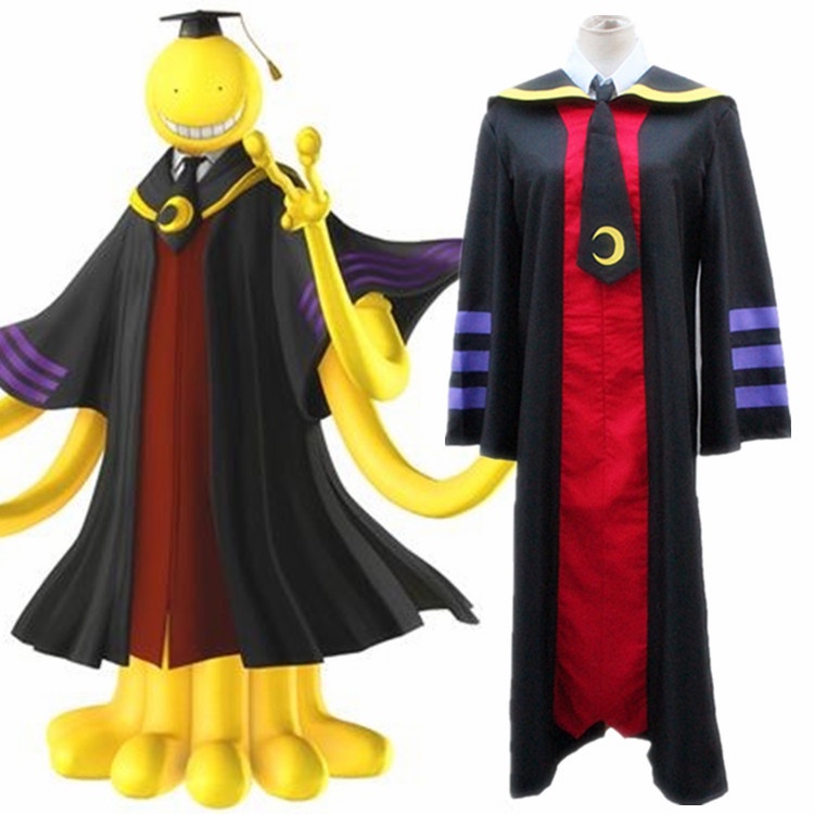 Assassination Classroom Koro-sensei Black Halloween Whole Set Cosplay ...