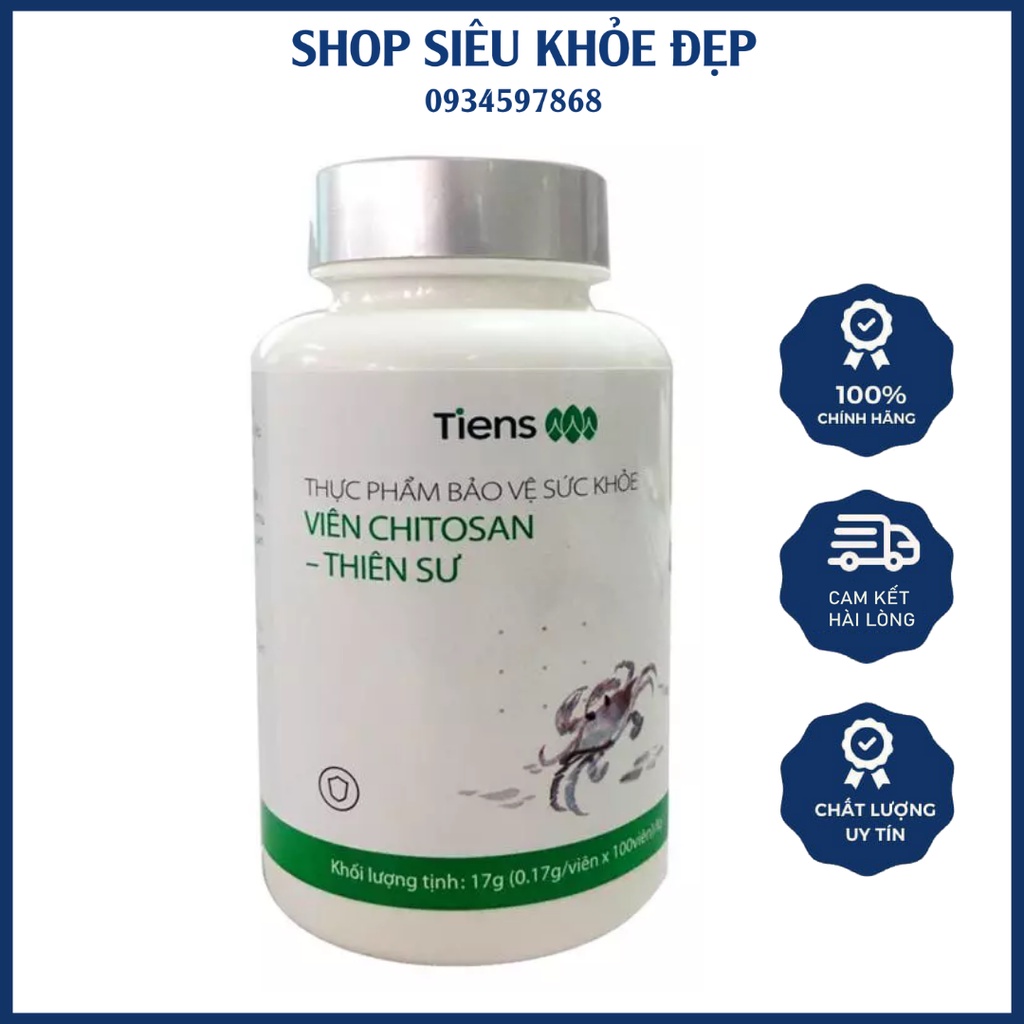Chitosan Oral Tablet Box Of 100 Tablets Helps Increase Resistance To ...