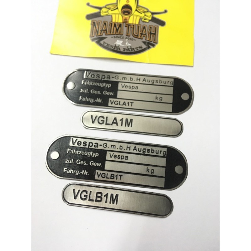 Vespa Classic Plate Chasis (VGLA1M/VGLB1M) | Shopee Malaysia