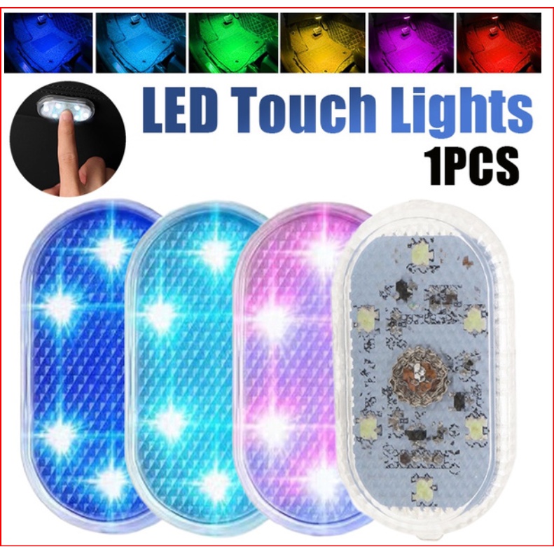 Mini Multifuntion Led Touch Light Wireless Car Interior Roof Reading ...