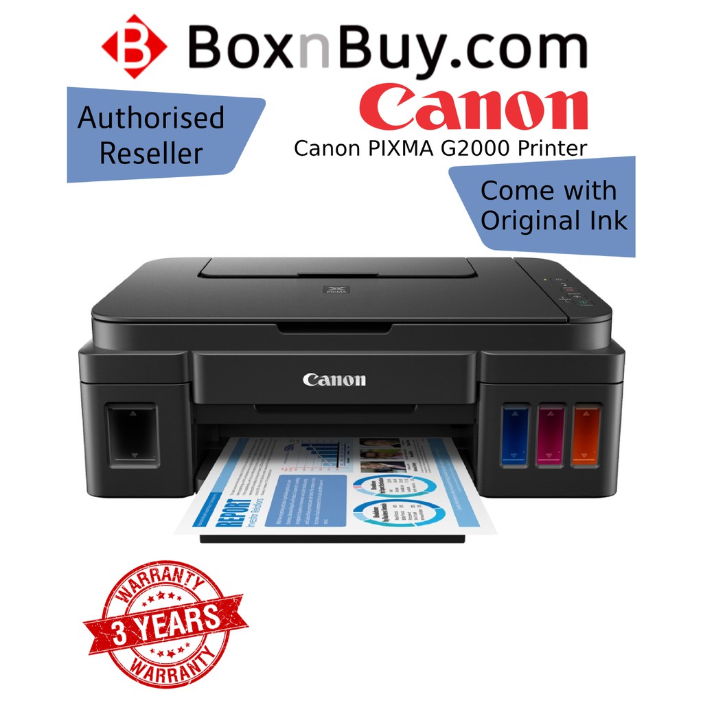 Canon PIXMA G2000 Printer (MAC compatible) | Shopee Malaysia