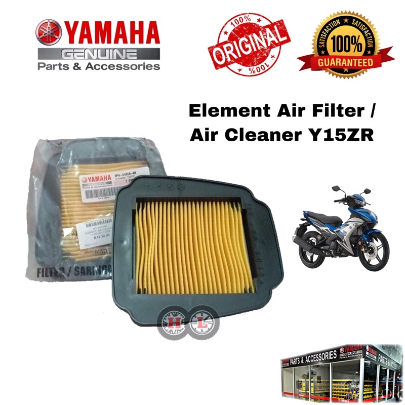AIR FILTER Y15ZR ORIGINAL (2PV-E4450-00) - AIR CLEANER YAMAHA Y15 V1 V2 ...