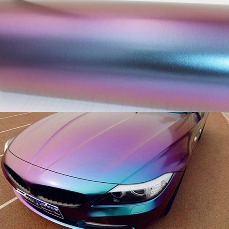 152cm chameleon Car Body Sticker Vinyl Film Wrap Covering Film Bumper ...
