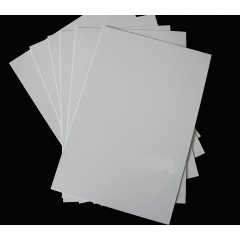 (RM0.26 WHOLESALE PRICE 20 pcs) A4 size 0.3mm WHITE PVC sheet for general use | Shopee Malaysia
