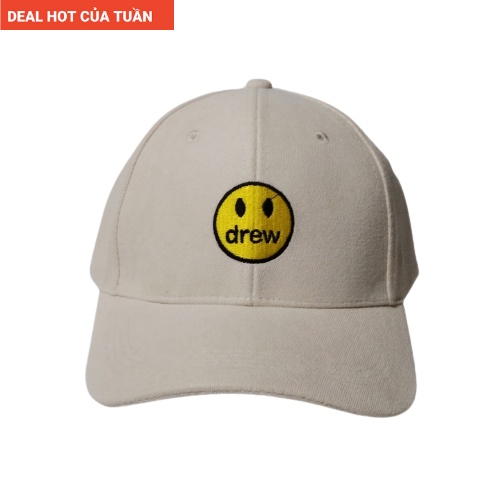 Unisex baseball cap for both men and women embroidered with DREW SMILE ...