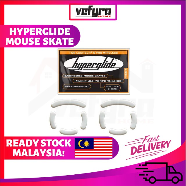 [STOCK M'SIA] HYPERGLIDE MOUSE SKATE FEET FOR LOGITECH G PRO WIRELESS ...