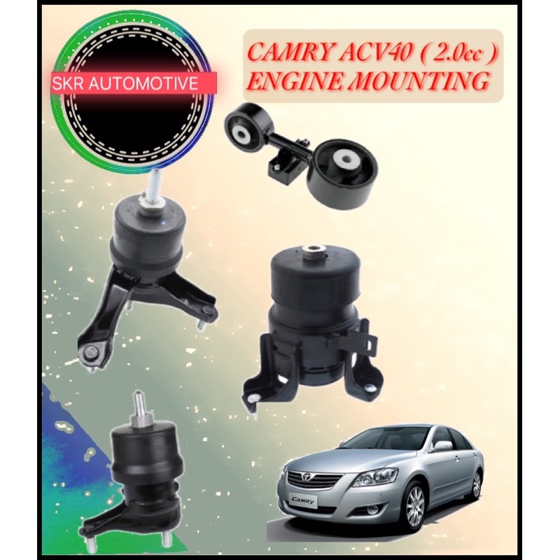 TOYOTA CAMRY ACV40(2.0 cc)ENGINE MOUNTING FULL SET (4 PCS) | Shopee ...