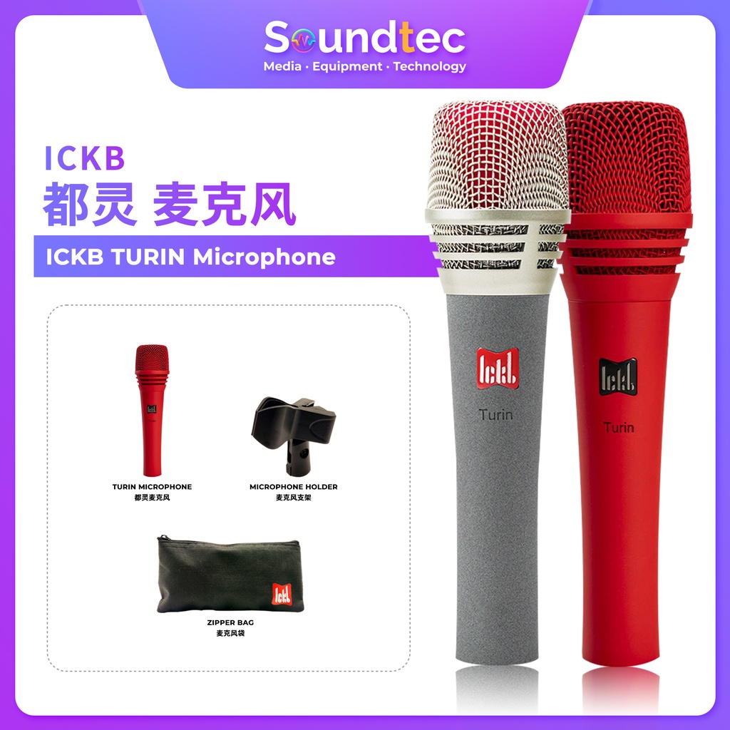 ICKB 都灵专业手持麦克风【手机直播 / 网红主播唱歌录音麦克风】 / ICKB Turin Microphone | Shopee Malaysia