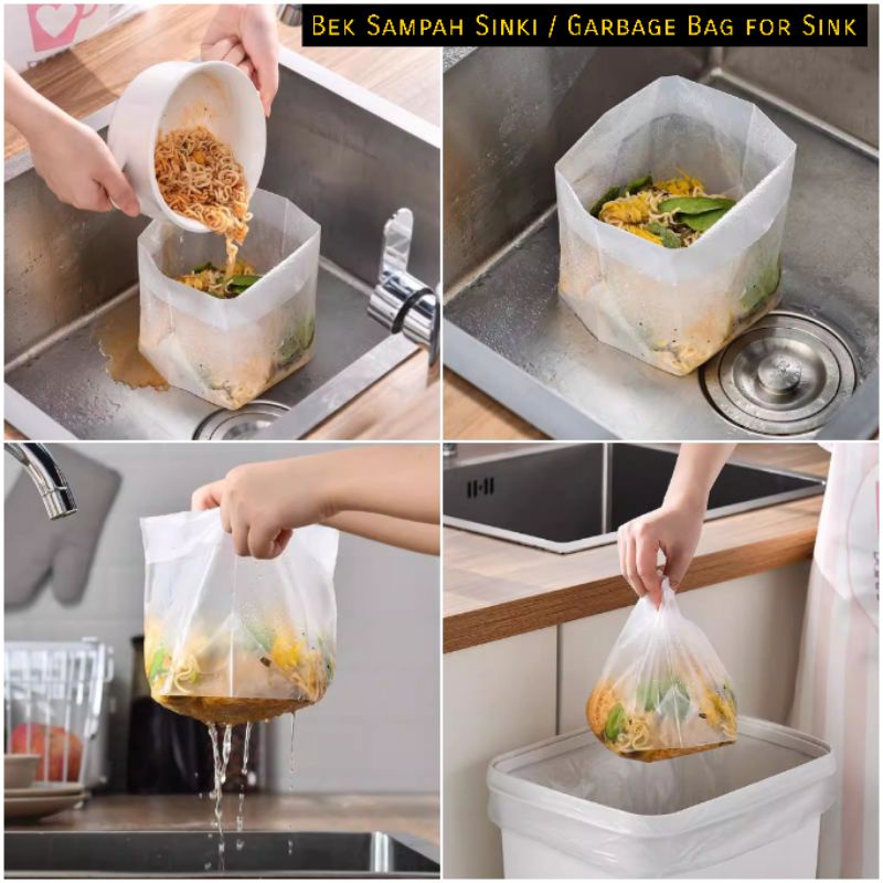 Beg Sampah Sinki / Sink's Garbage Bag 15pcs | Shopee Malaysia