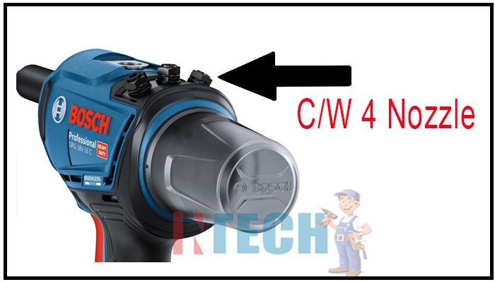 BOSCH GRG18V-16C / GRG18V16C BRUSHLESS MOTOR CORDLESS RIVET GUN 18V C/W 2 DIFFERENT PACKAGES 12 ...