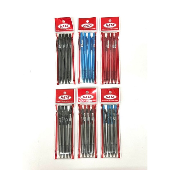Hata i-5/i-7 Semi Gel Ball Pen 0.5m/0.7mm 4pcs | Shopee Malaysia