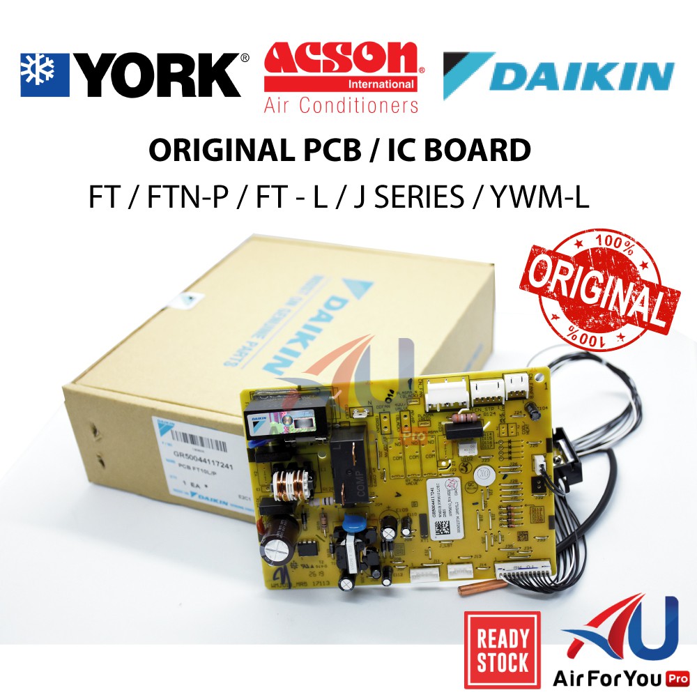 (PM MODEL BEFORE ORDER) YORK|DAIKIN|ACSON INDOOR PC BOARD PCB IC BOARD FOR FT FTN 10/15/20/25 L ...