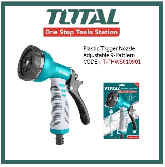 TOTAL THWS010901 Plastic Trigger Nozzle (Adjustable 9 Pattern) | Shopee ...