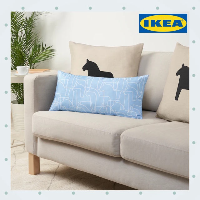 IKEA HASTHAGE Cushion, blue, 30x60cm | Shopee Malaysia