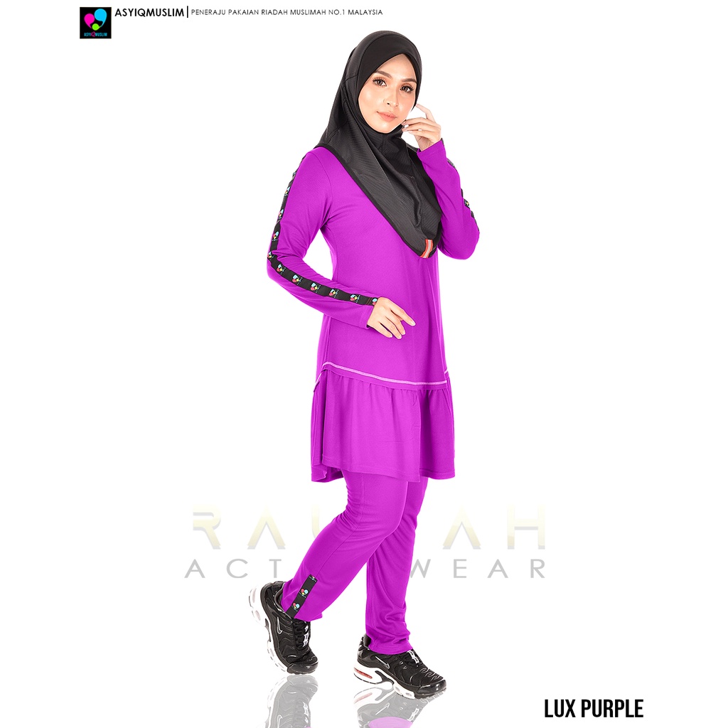 Baju Sukan Muslimah AsyiQmuslim Raudah Limited Set Baju Seluar Renang Sukan Muslimah Tshirt ...